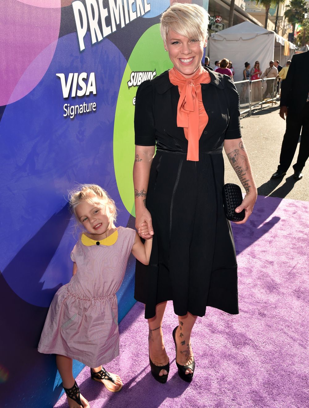 Cea mai frumoasa fetita de vedeta. Fiica lui Pink, adorabila la prima ...